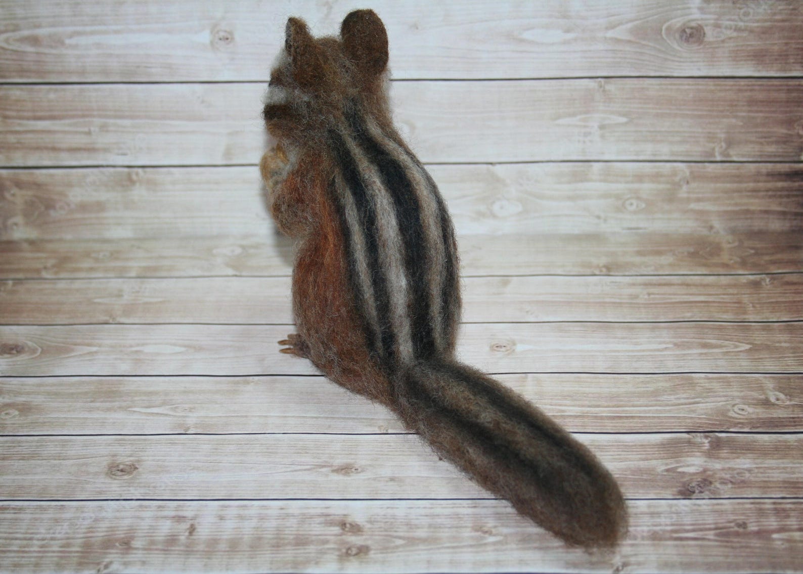 Needle felted chipmunk. Life sized chipmunk. Needle felted | Etsy