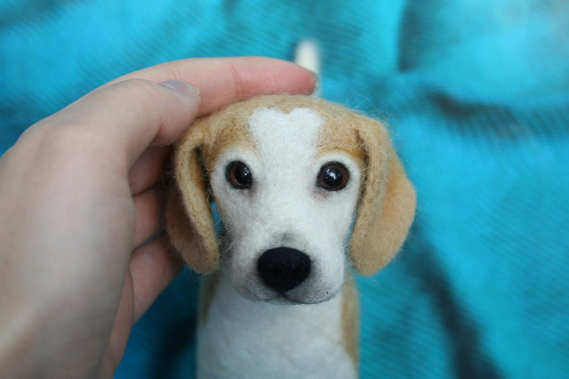 Beagle.custom Made Dog Beagle.needle Felted Beagle.needle | Etsy