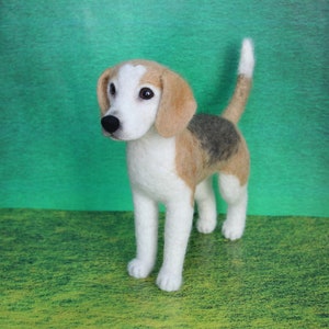 Beagle.custom Made Dog Beagle.needle Felted Beagle.needle Felted Animal ...