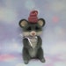 Mouse.needle Felted Mouse.gray Mouse. Wool Mouse. Neddle - Etsy