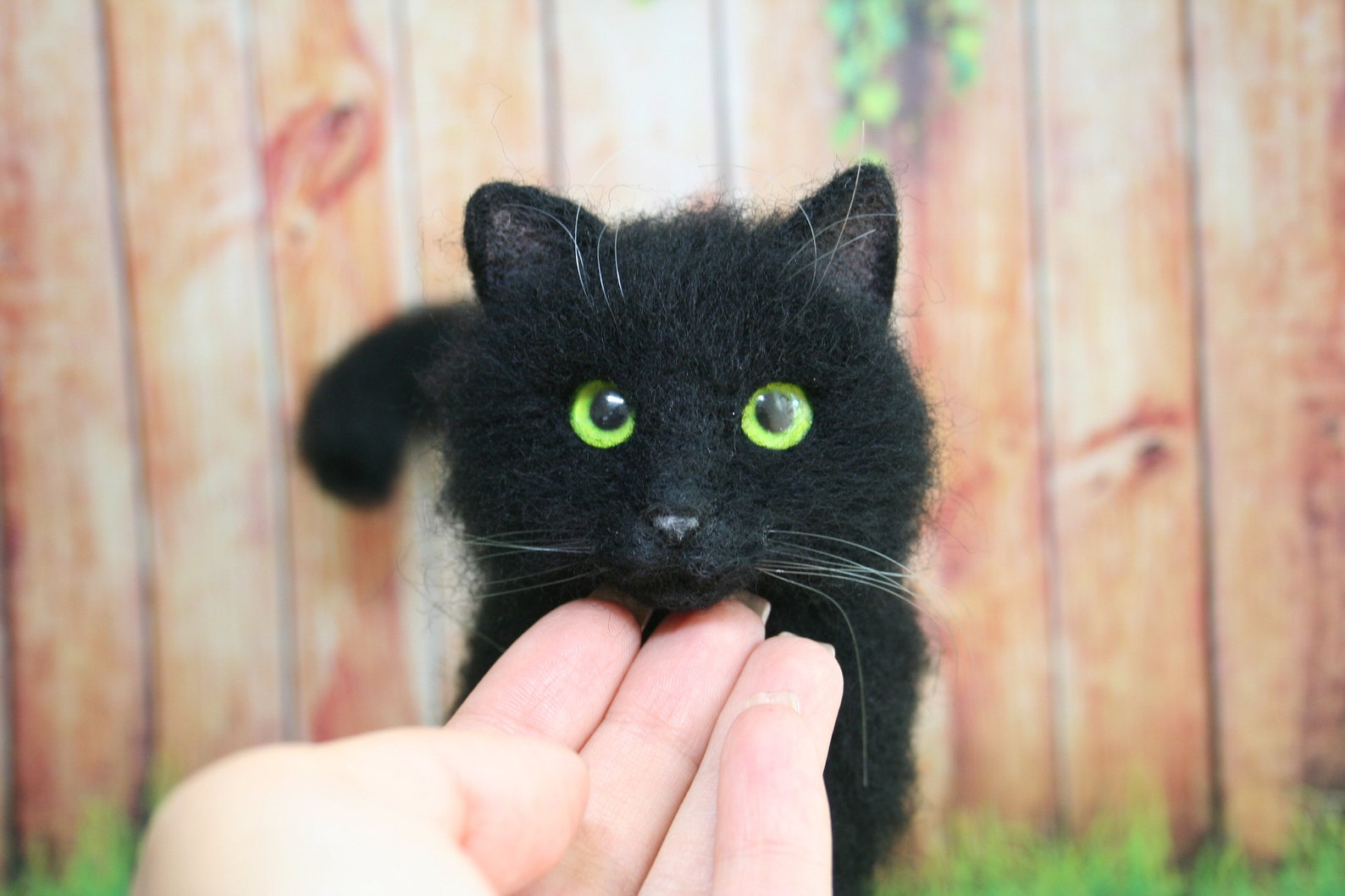 Custom Needle Felted Cat. Black Cat. Cat Memory Pet Portrait. - Etsy Canada