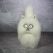 Frankenweenie Cat Mr. Whiskers. Needle Felted Cat. White Cat. Kitty ...