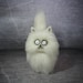 Frankenweenie Cat Mr. Whiskers. Needle Felted Cat. White Cat. Kitty ...