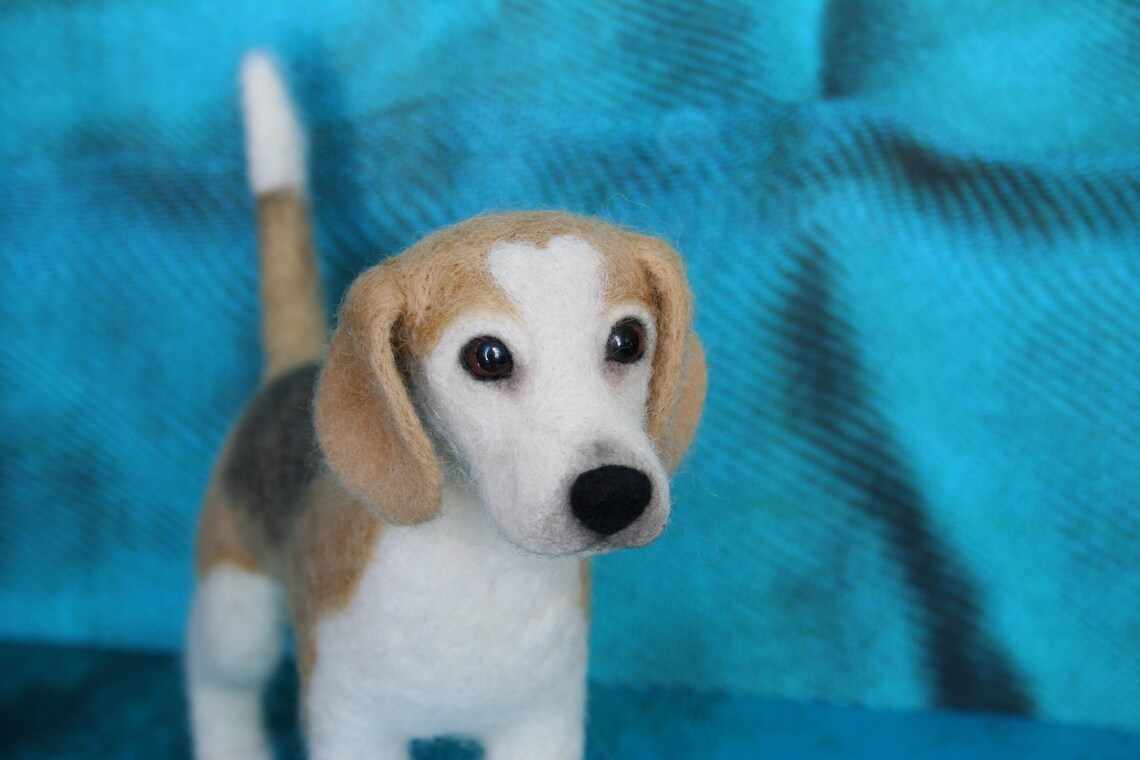 Beagle.custom Made Dog Beagle.needle Felted Beagle.needle | Etsy