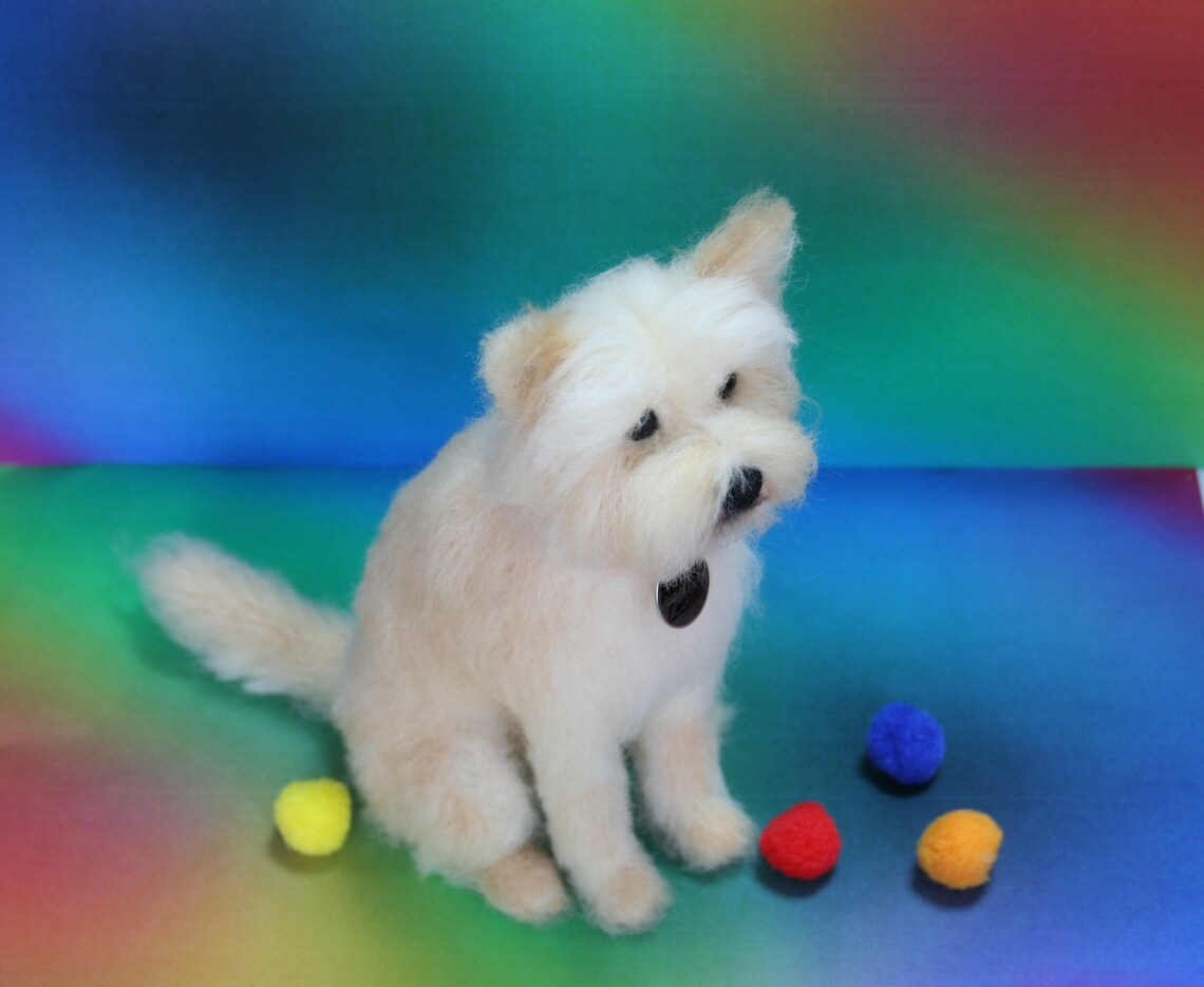 Custom Made Dog. Realistic Felted Dog. Needle Felted Dog. | Etsy