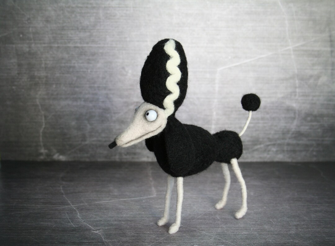 Persephone Frankenweenie. Needle Felted Persephone. Frankenstein Tim ...