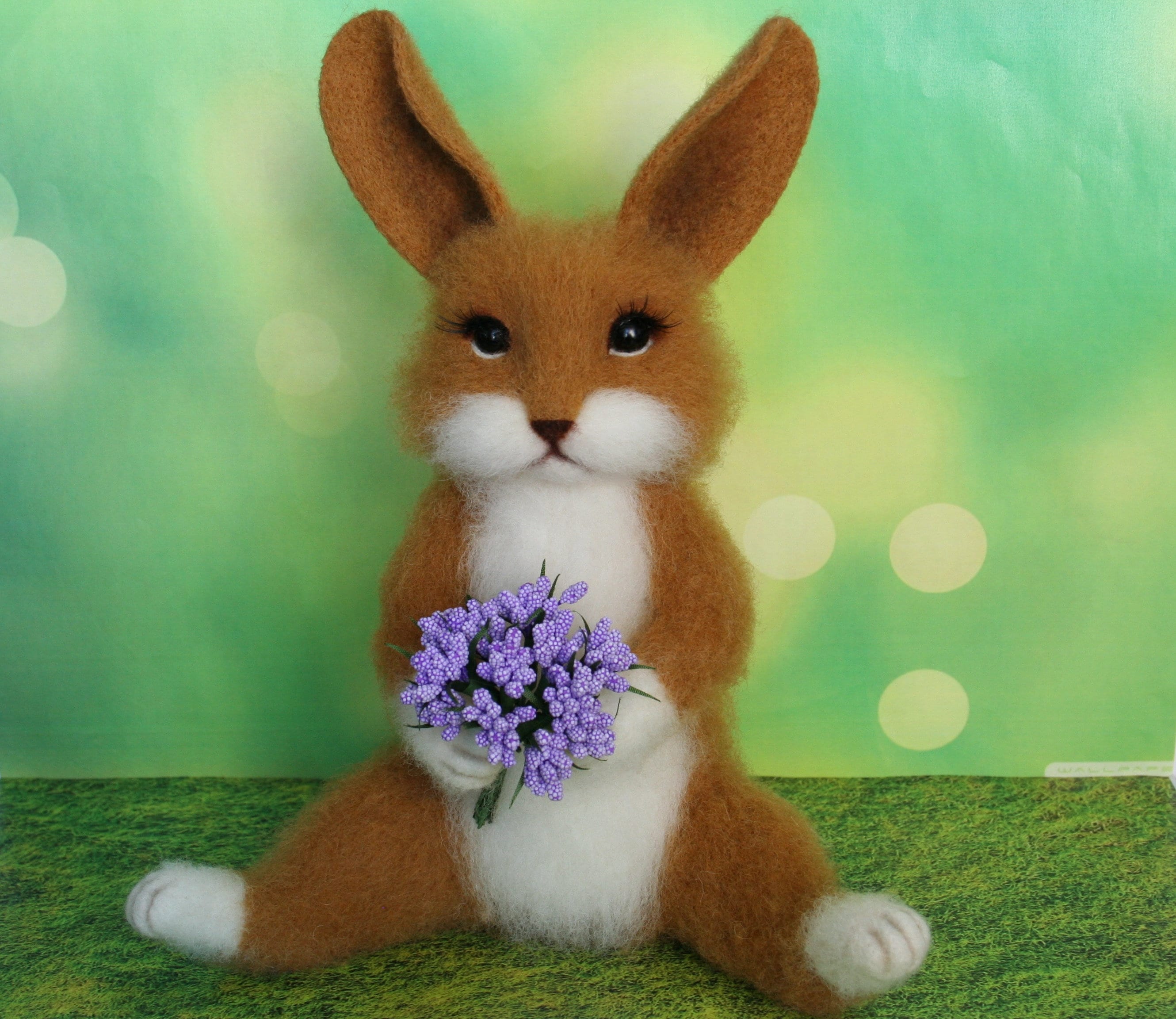 Needle Felted Rabbit. Rabbit.Soft Sculpture. Felted Rabbit. | Etsy