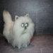 Frankenweenie Cat Mr. Whiskers. Needle Felted Cat. White Cat. Kitty ...