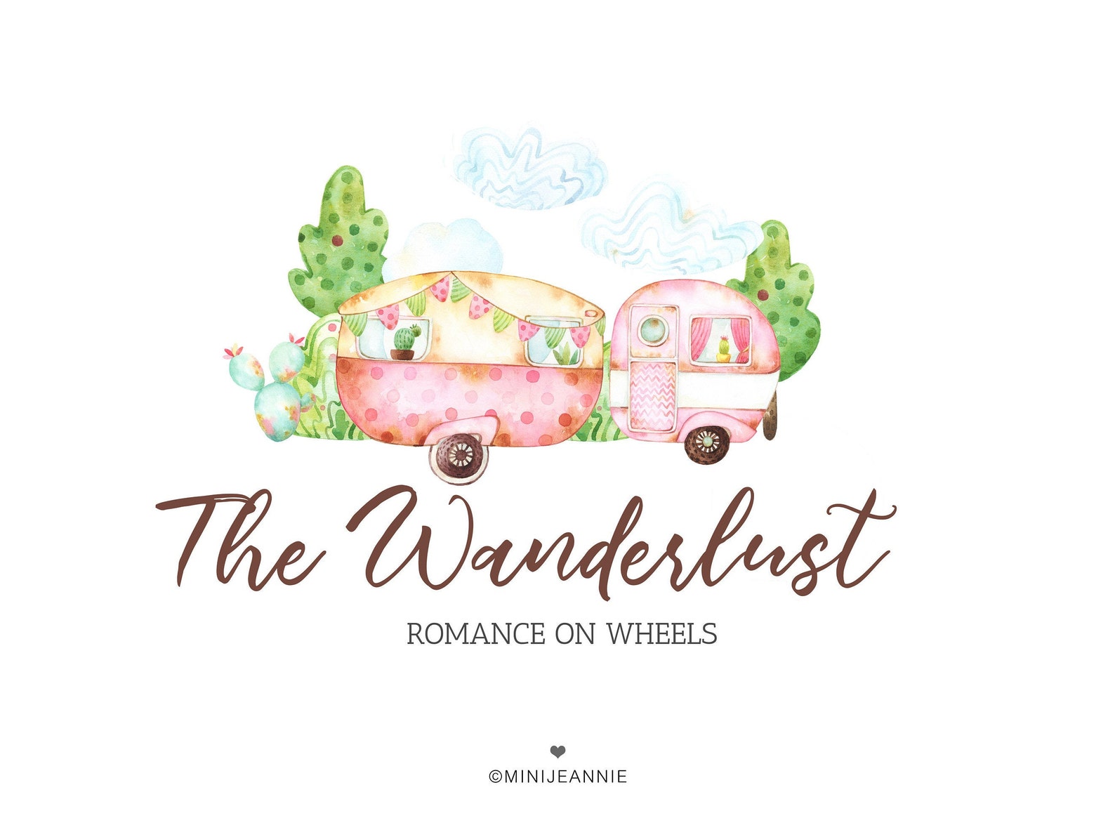 Vintage Camper Logo Retro Trailer Logo Travel Logo Travel | Etsy