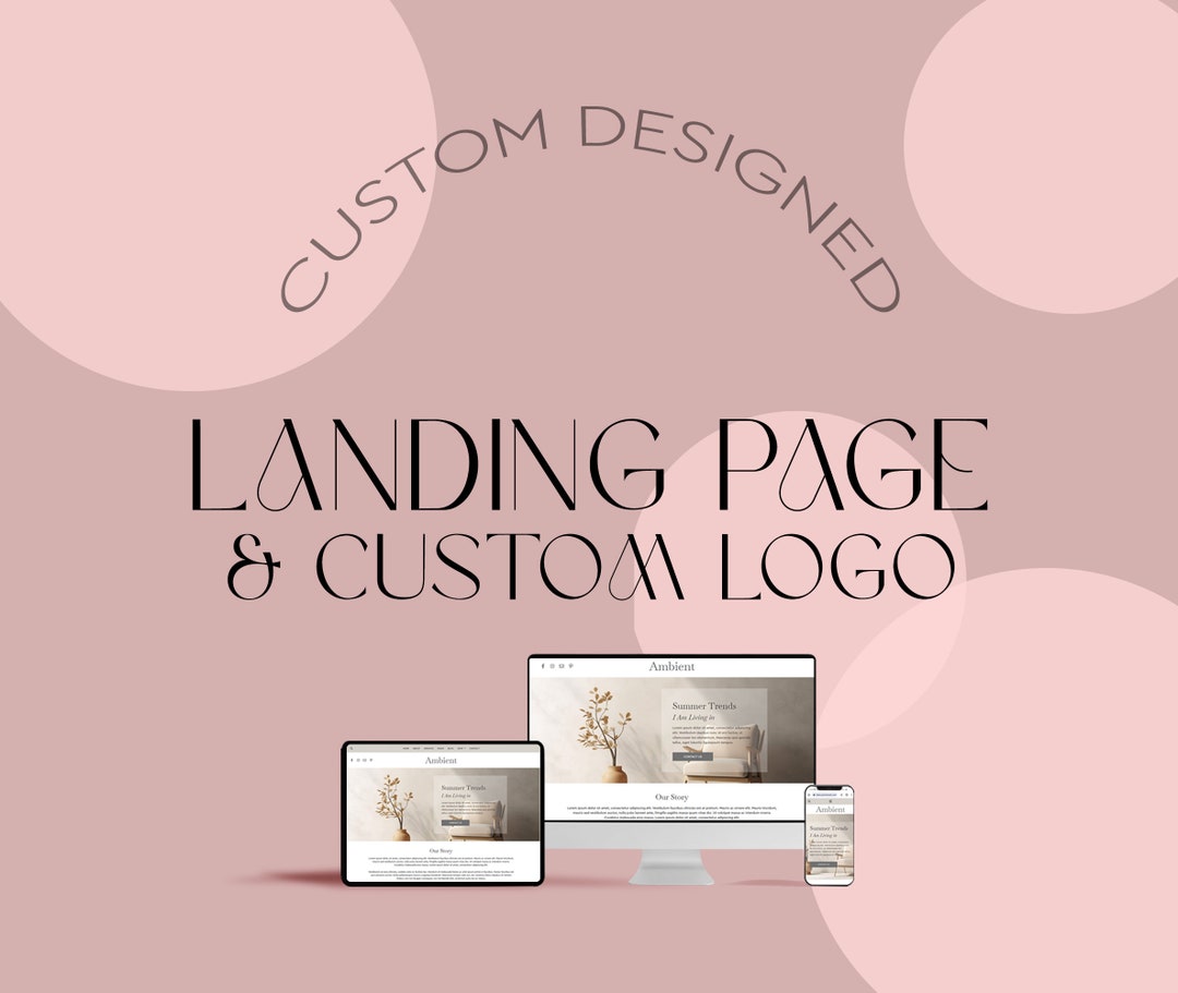 Custom Logo Design - Landing Page - Etsy