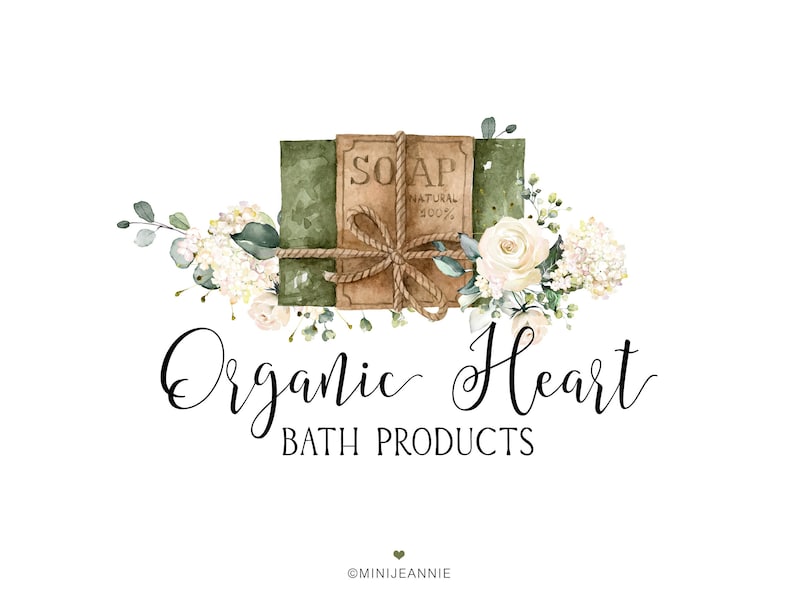 Soap Logo Design, Bath Bomb Logo, Bath Products Logo, Organic Beauty ...