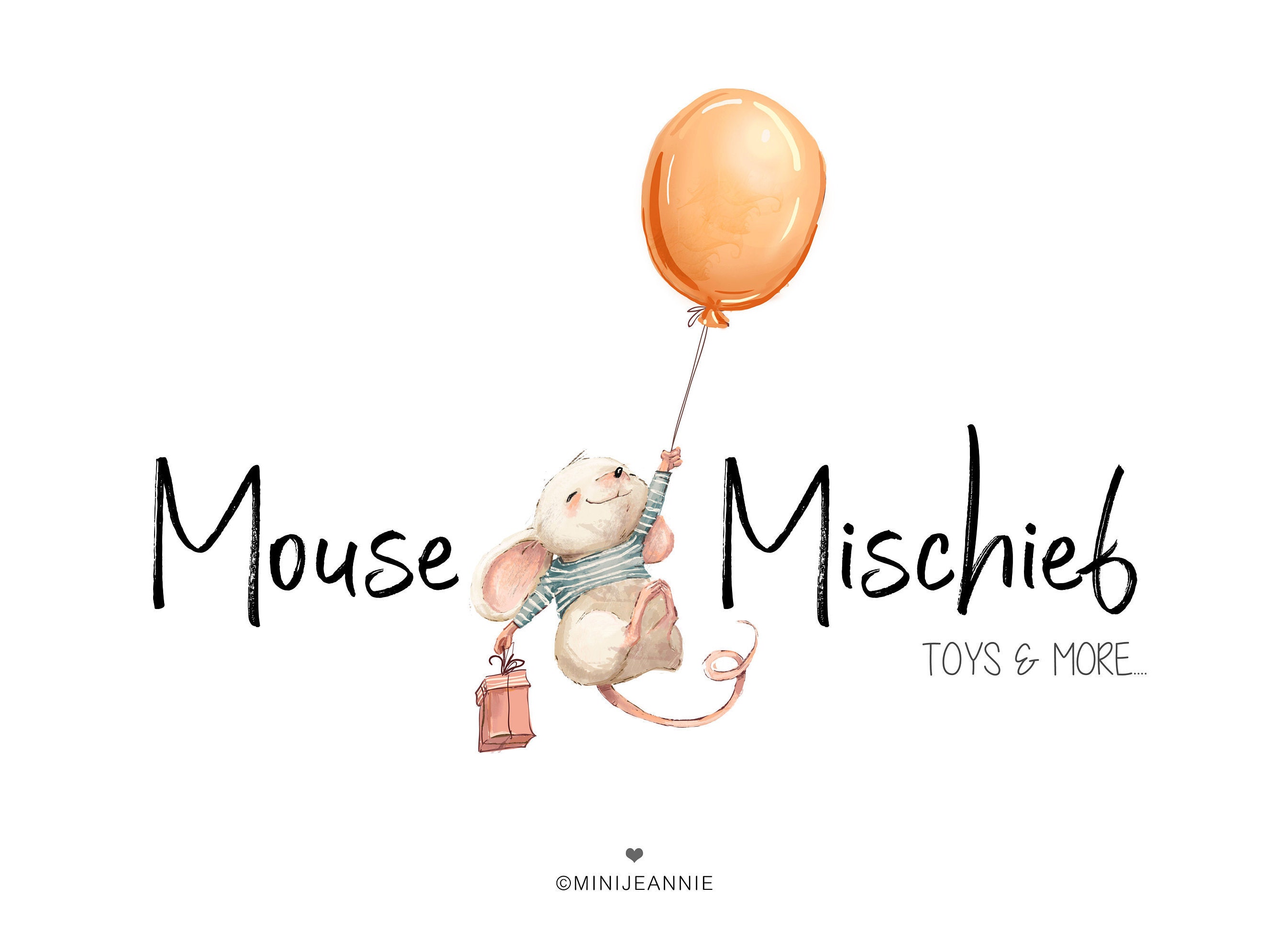 Cute Mouse Logo Mice Logo Rat Logo Balloon Logo Sweater | Etsy