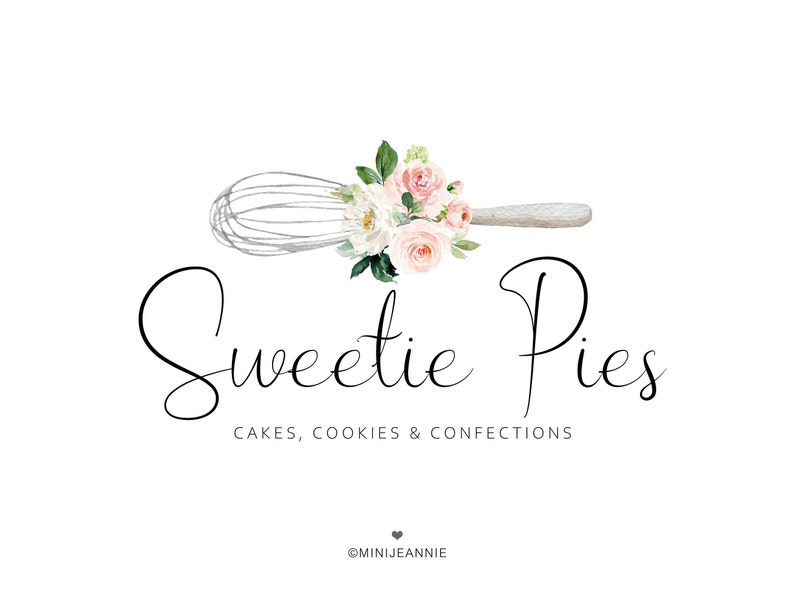 Whisk Logo-bakery Logo Design-rustic Baking Logo-bakery Shop | Etsy