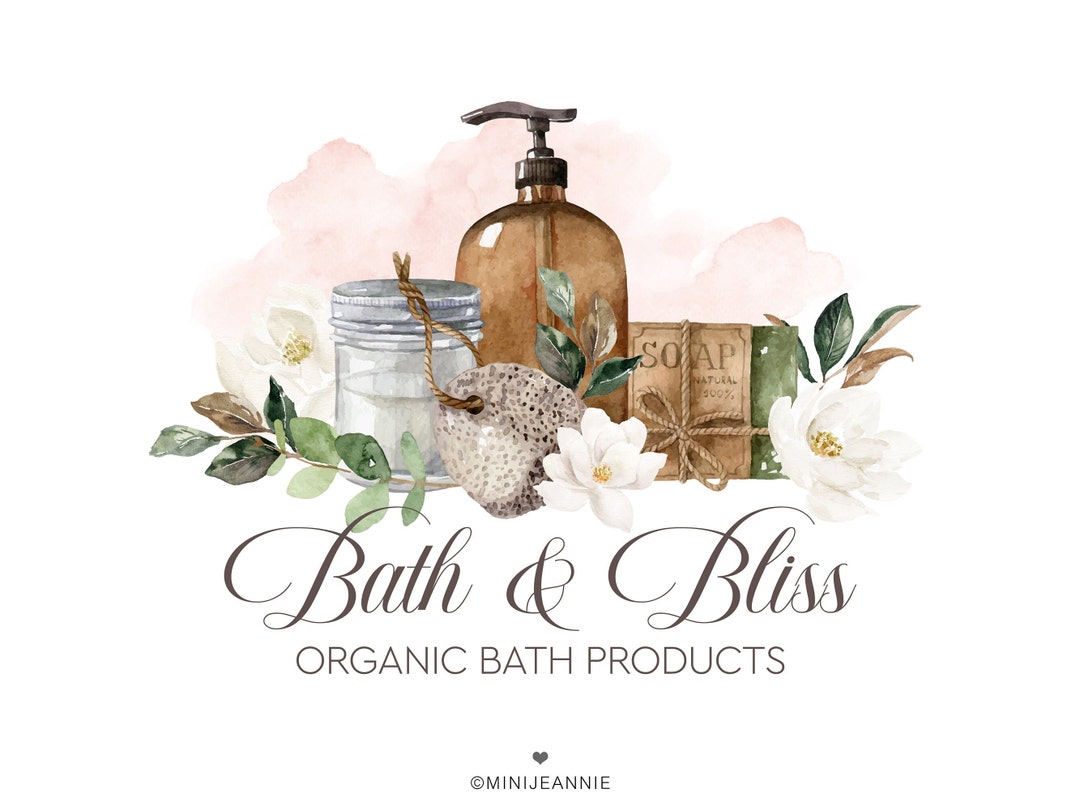 Soap Logo Design, Skin Care Products Logo, Bath Bomb Logo, Bath ...