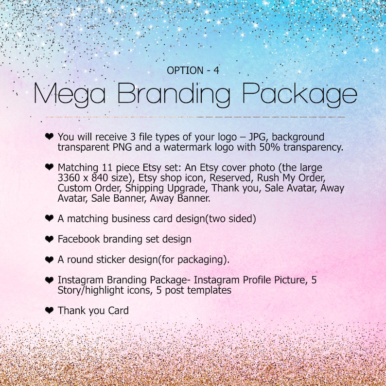 Rectangular Floral Logo-label Flower Logo-pink and Gold Floral - Etsy