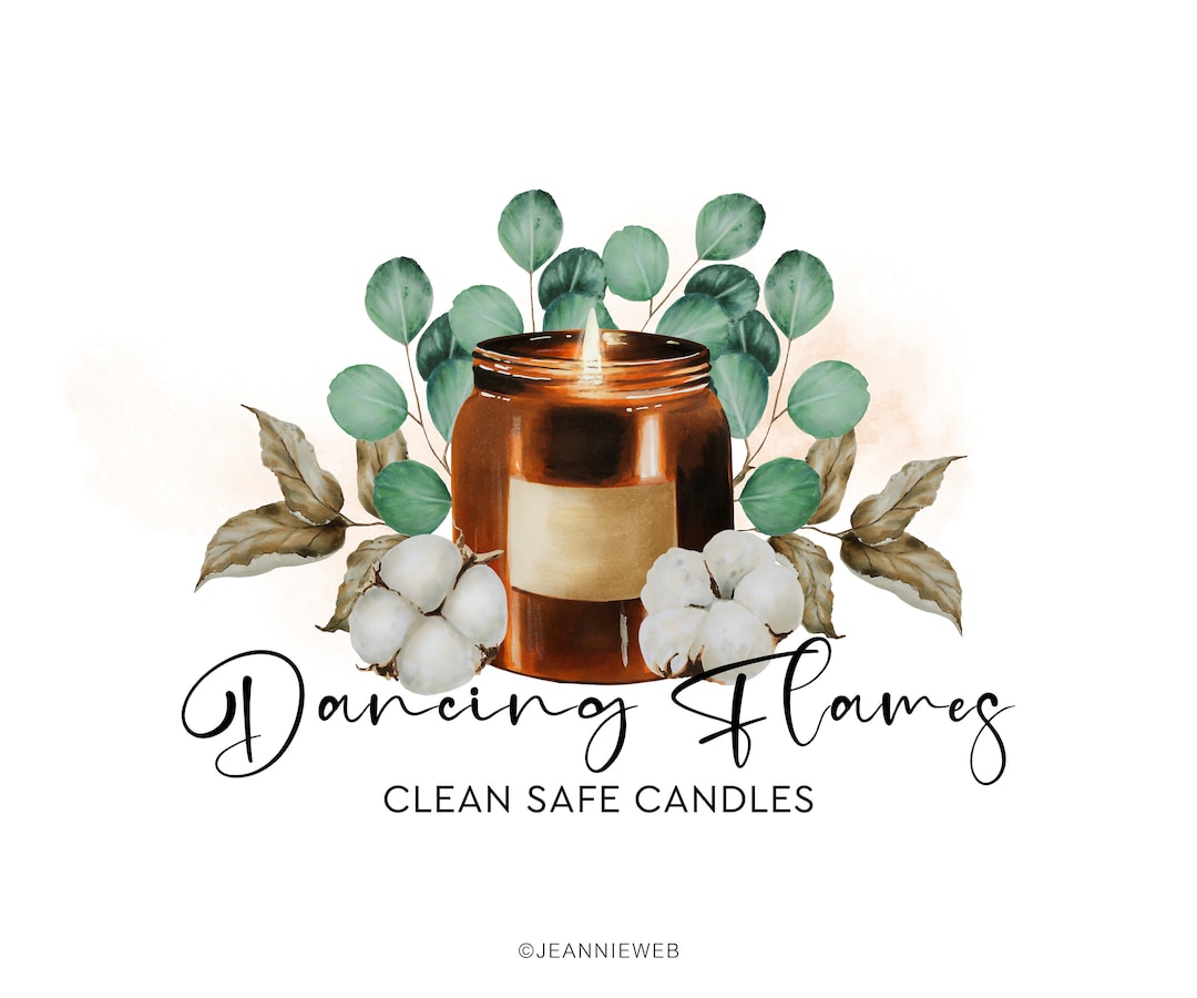 Handmade Candle Logo, Oil Diffuser Logo Design, Beautiful Scented ...