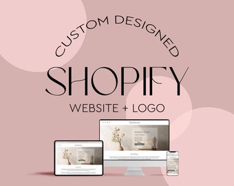 SHOPIFY Custom Website Design Web Design Ecommerce Website Design Shopify Store Shopify Theme - Etsy