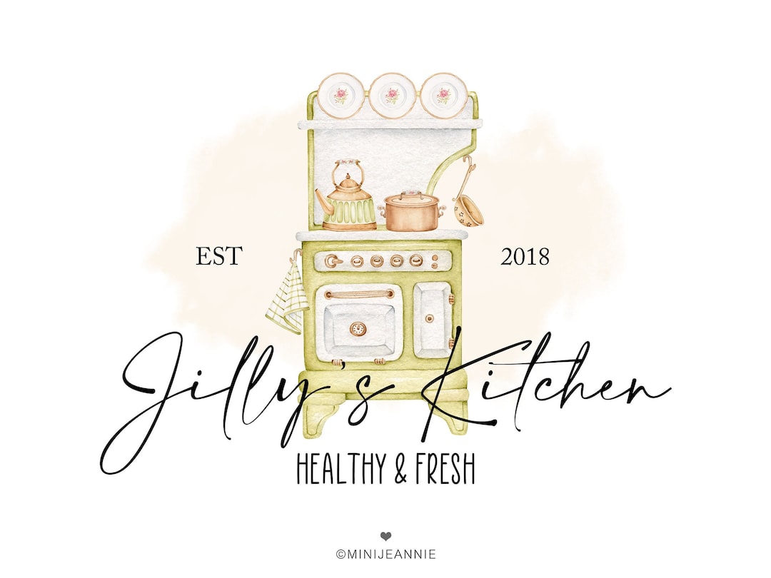 Retro Kitchen Logo, Catering Logo, Chef Logo, Cook Logo, Food Business ...