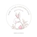 Rabbit Logo-bunny Logo-cottontail Logo-animal Logo-kids - Etsy