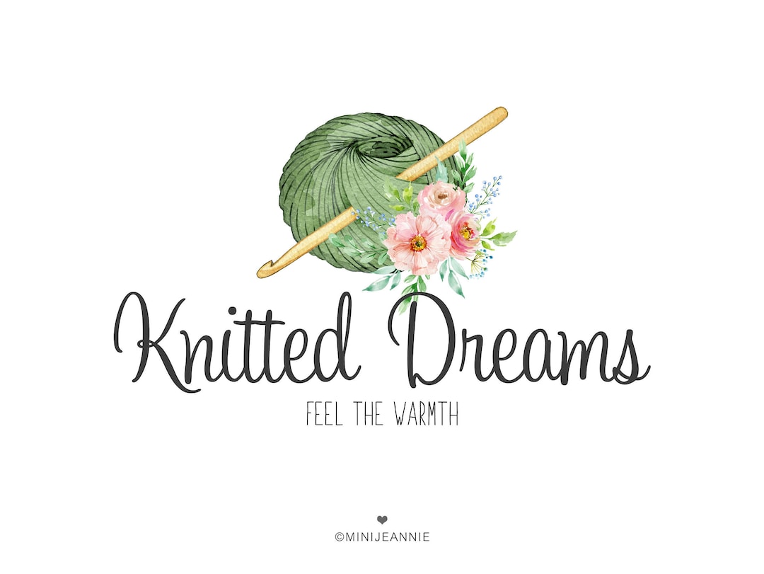 Knitting Logo-wool Logo-crochet Logo-knit Logo-knitting Needle Logo ...