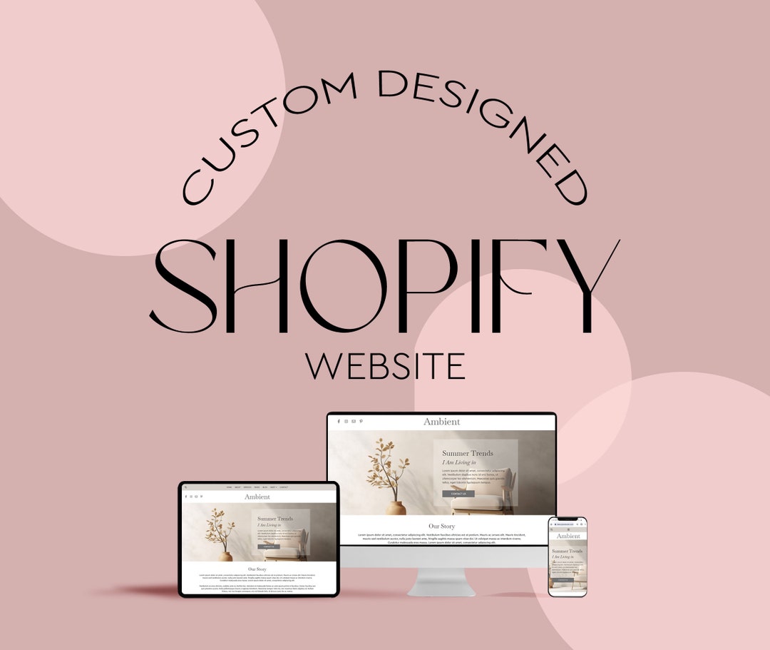Shopify Website Design and Development, Shopify Theme Custom, Unique Shopify Store Design and ...
