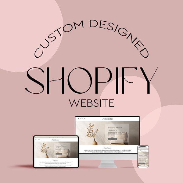 Shopify Website Templates - Etsy