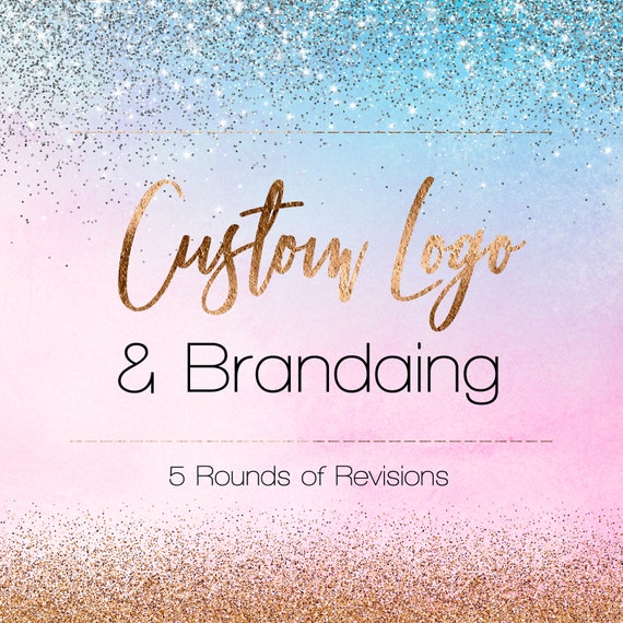 Custom Logo Design-Hand lettered logo-Business logo-Blog | Etsy