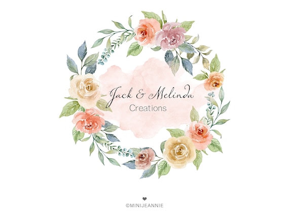 Rustic Floral Logo Boho Logo Flower Logo Design Feminine - Etsy Canada