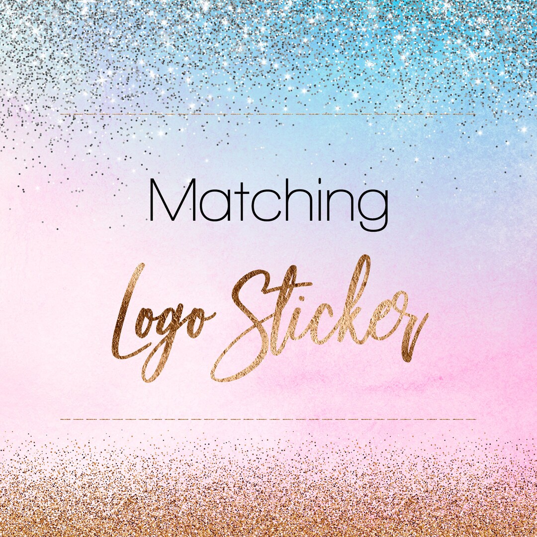 Matching Logo Sticker - Etsy