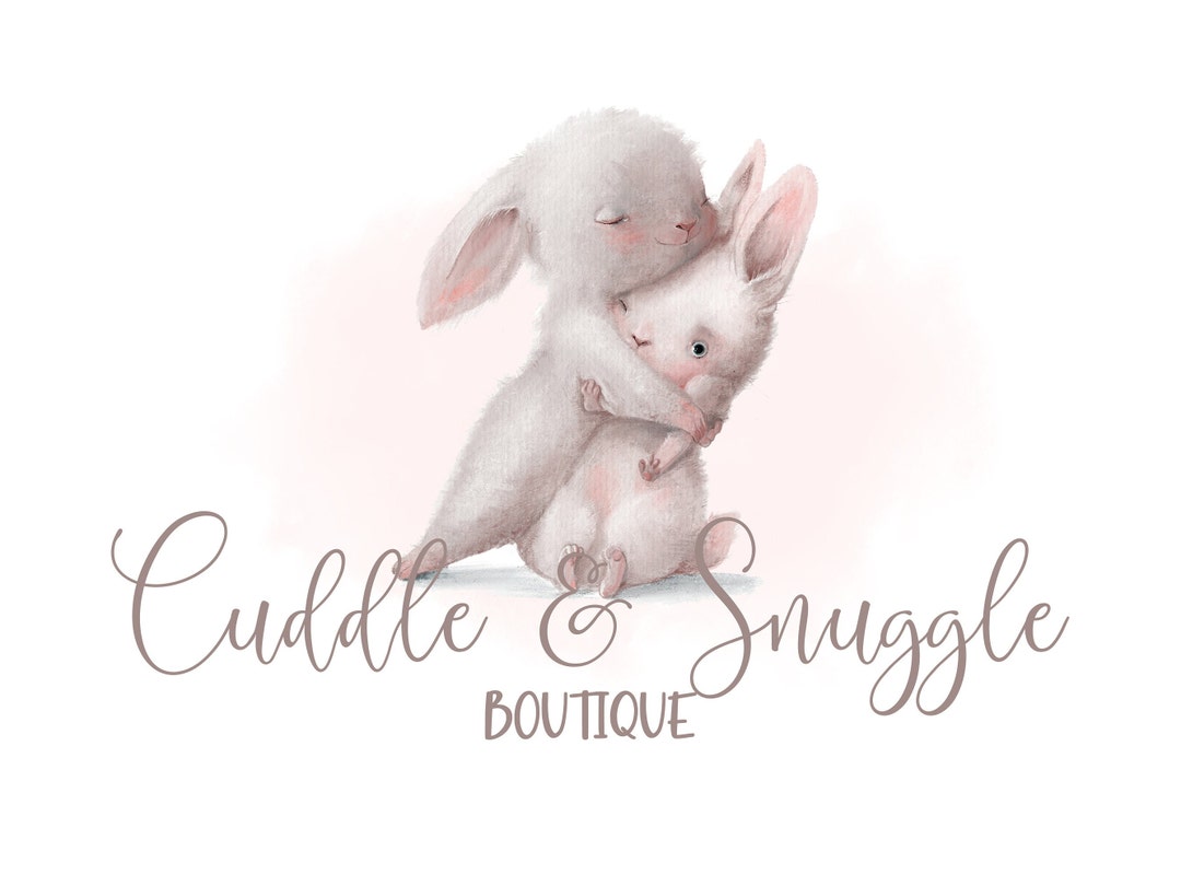 Bunny Logo, Cottontail Logo, Baby Rabbits Logo, Friends Logo, Hug Logo ...