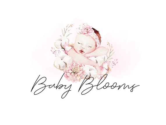 Baby Logo Newborn Logo Baby Photography Logo Baby Girl - Etsy
