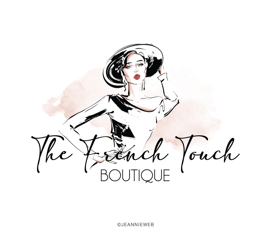 Fashion Woman Logo, Vintage Fashion Model Logo, Boutique Branding ...