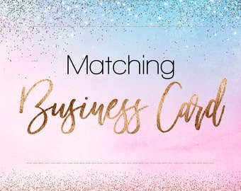 Matching Business Card | Etsy