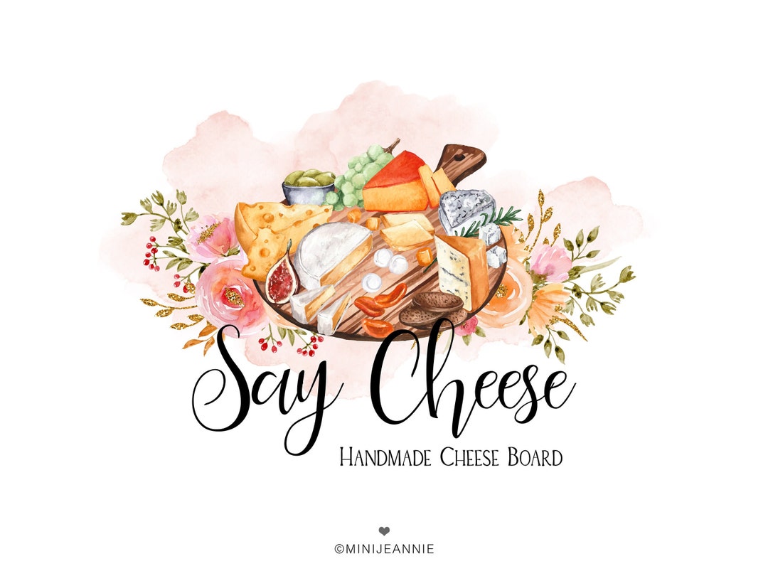 Charcuterie Board Logo, Cheese Board Logo, Catering Logo, Cooking Logo ...