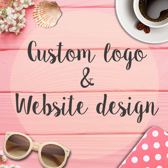 Custom Website Design Logo Design Custom Blog | Etsy