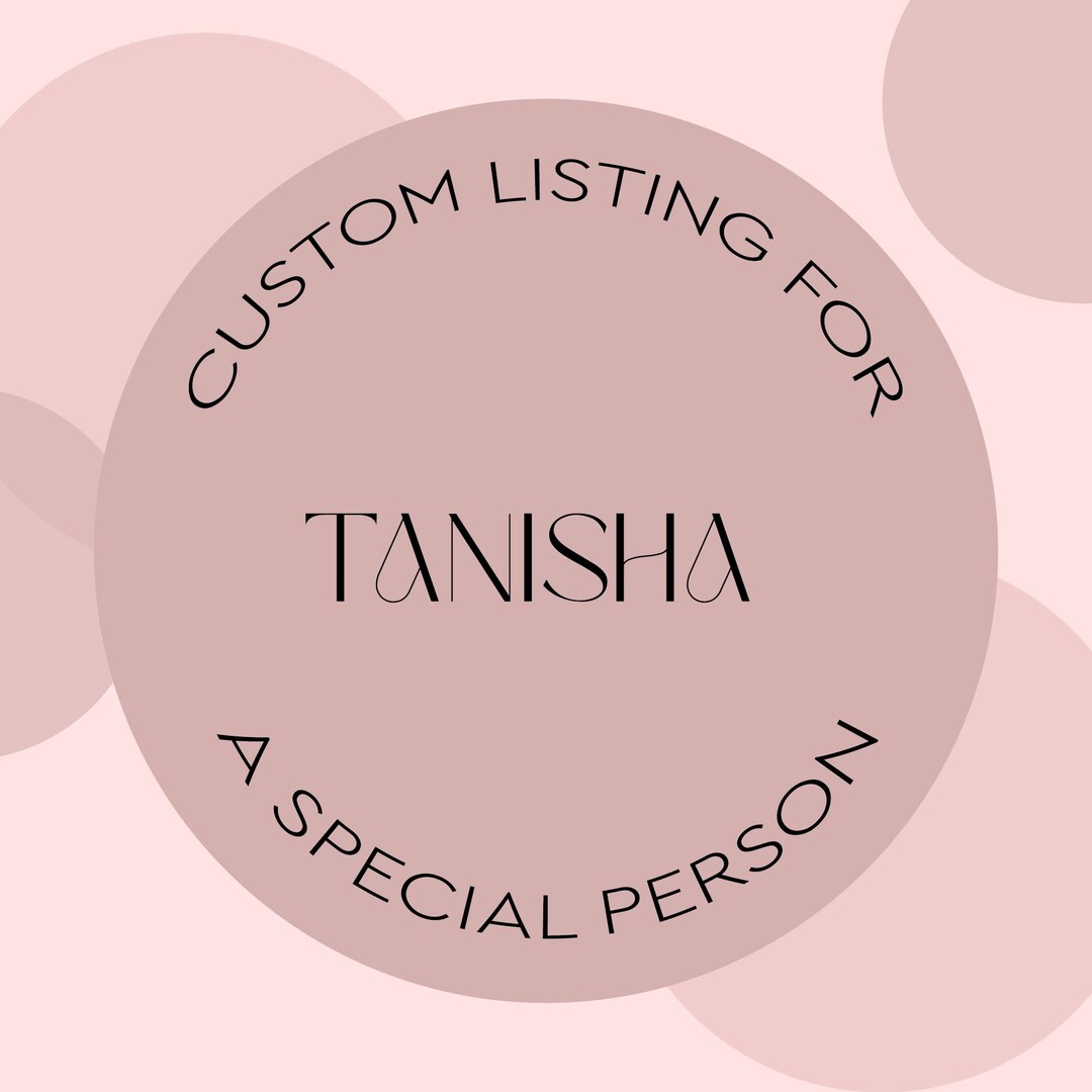 Custom Logo Design for Tanisha - Etsy