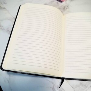 Black and red personalized Notebook customized gift for | Etsy