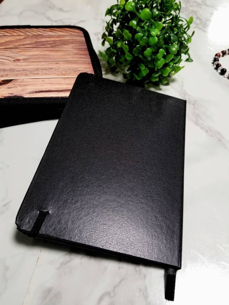 Black and Red Personalized Notebook Customized Gift for - Etsy