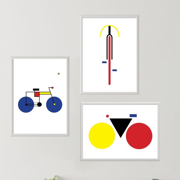 Abstract Bicycle Art - Etsy