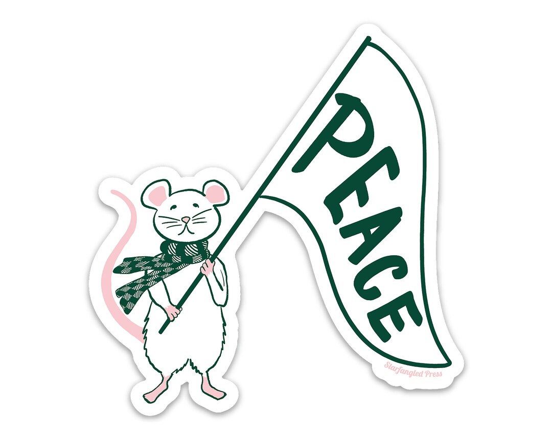 Peace Mouse 3 Autocollant vinyle - Etsy France