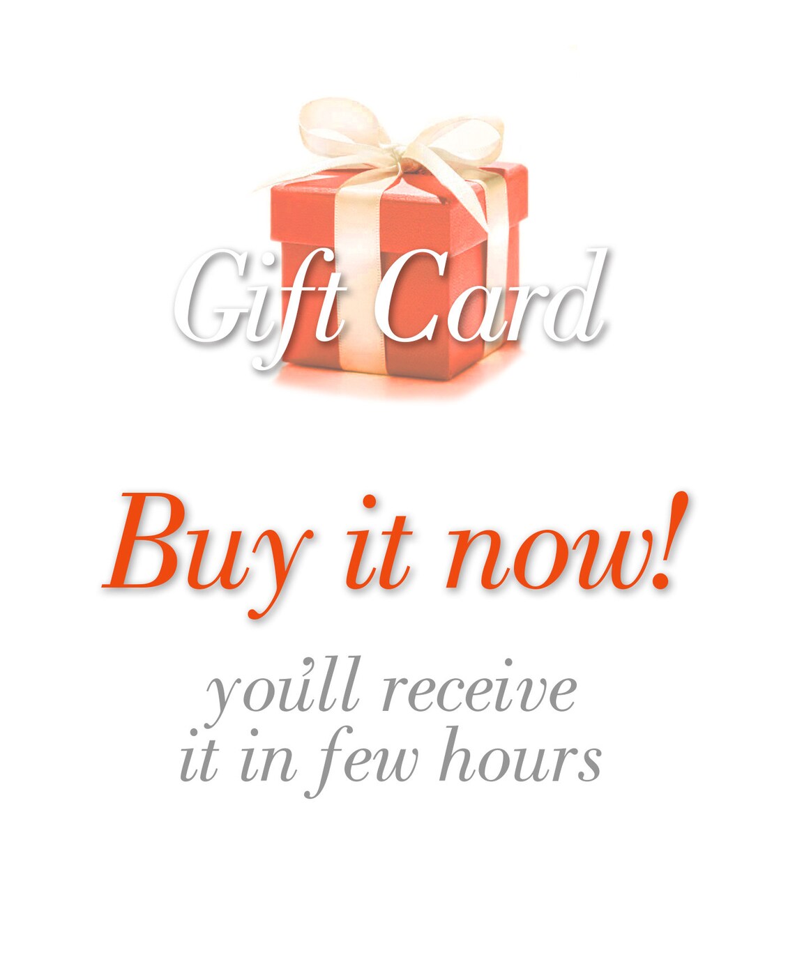 Buono regalo gift card regalo dell'ultimo minuto regalo - Etsy Italia