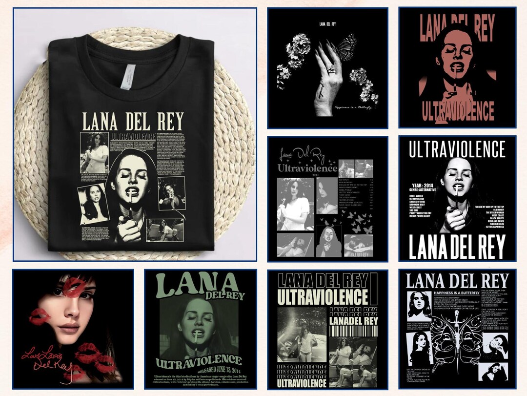 Bundle Retro Lana Del Rey Digital File, Lana Del Rey Png, Fan Gifts, Lana Del Rey Png Digital ...
