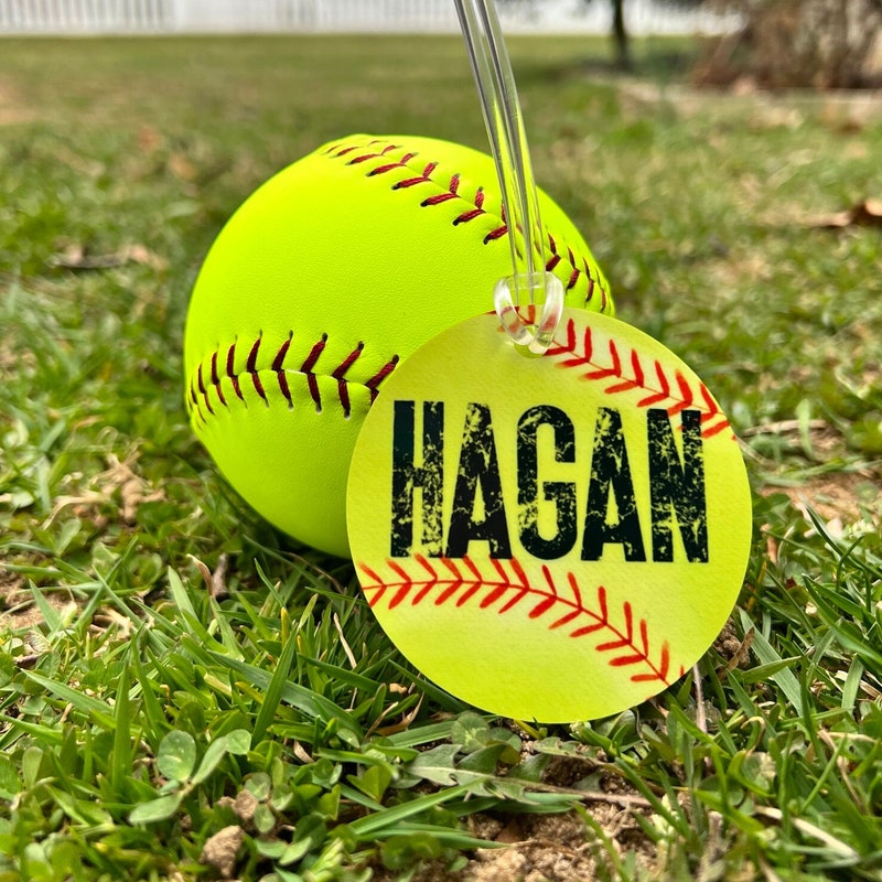 Softball Tags - Etsy