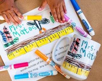 Kids Artwork Mug - Etsy