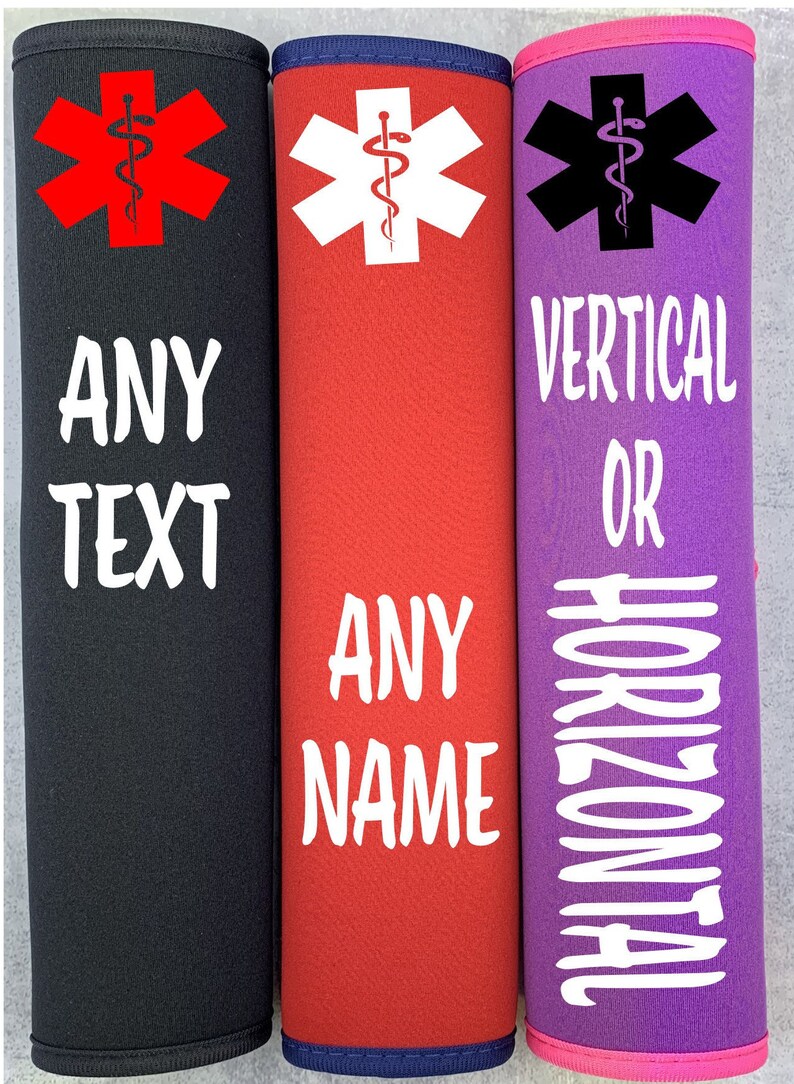 Seatbelt Covers for Medical Alert Identify Autism Diabetes | Etsy