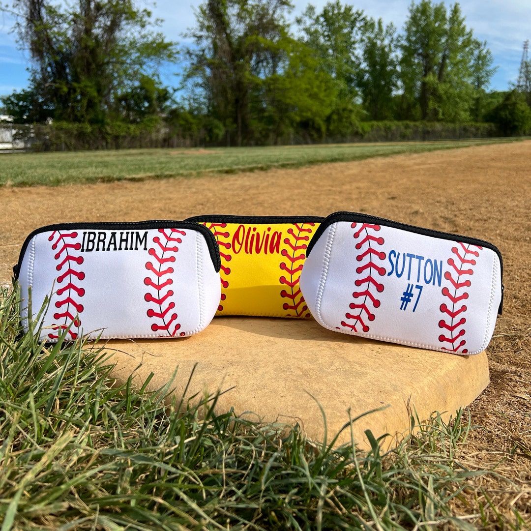 Baseball or Softball Pouch | Personalized With Name or Number | Custom ...
