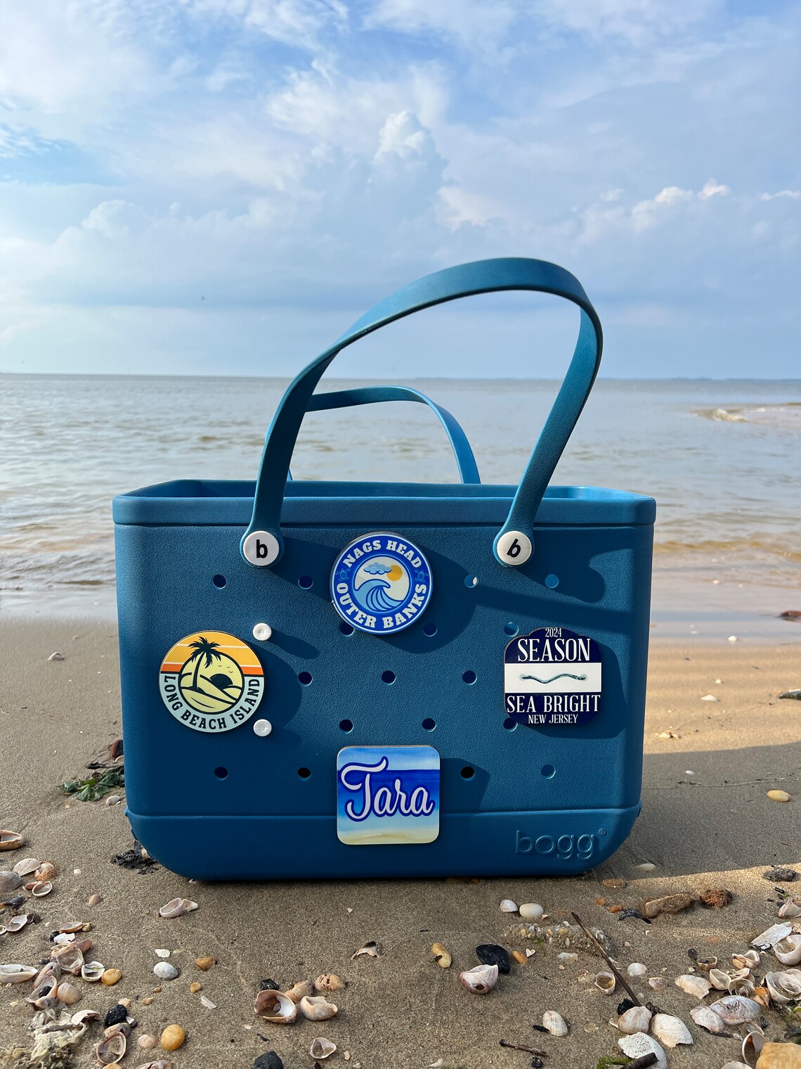 Beach Bag Tag | Personalized Beach Bogg Bag | Summer Bag Custom Tag ...