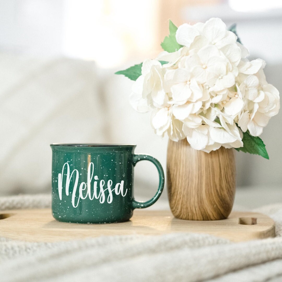 Personalized Green Mug | Custom Coffee Mug | Heavy Duty Mug | Campfire ...