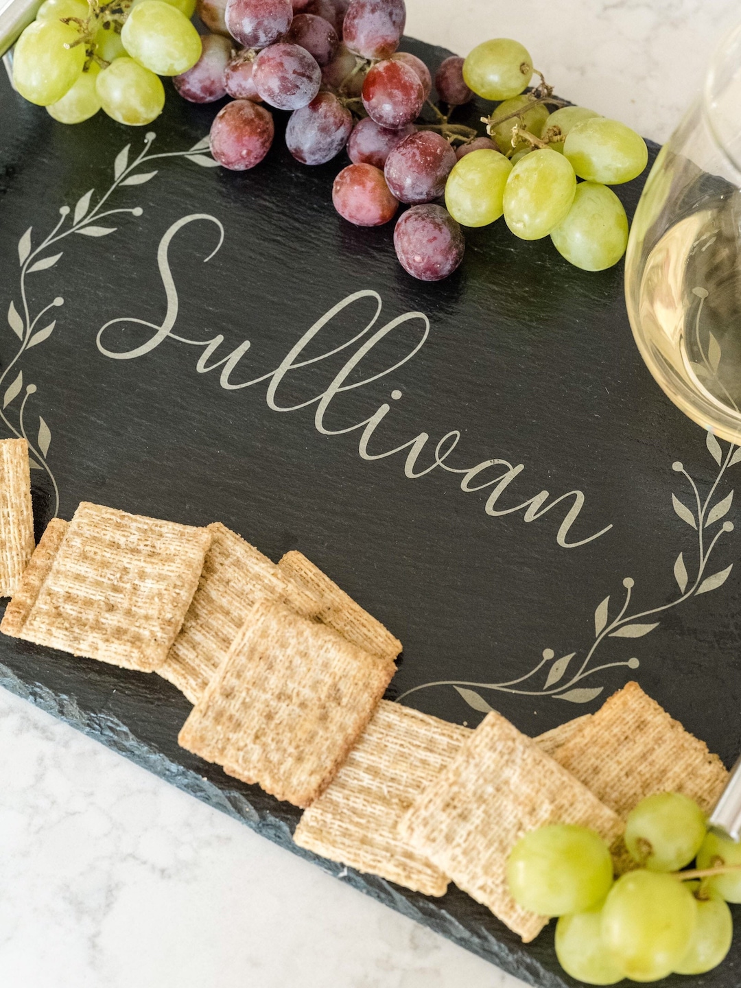 Custom Slate Serving Tray | Slate Board | Custom Charcuterie Board ...