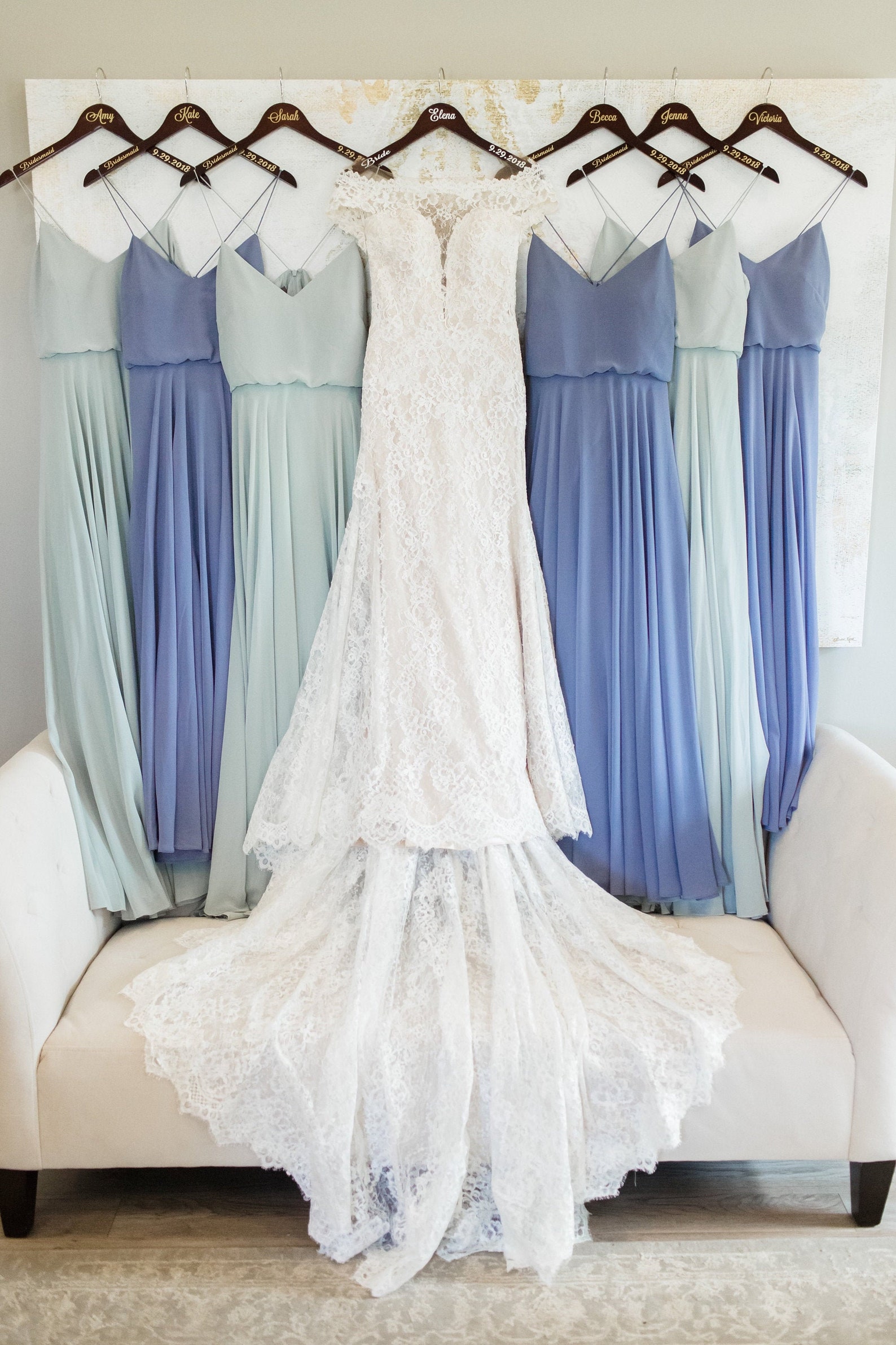 Bridesmaid and Bride Hanger Personalized for Wedding and | Etsy